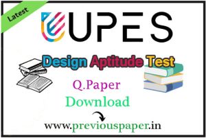 UPES DAT Previous Question Papers 2023, 2022, 2021, 2020 PDF Download